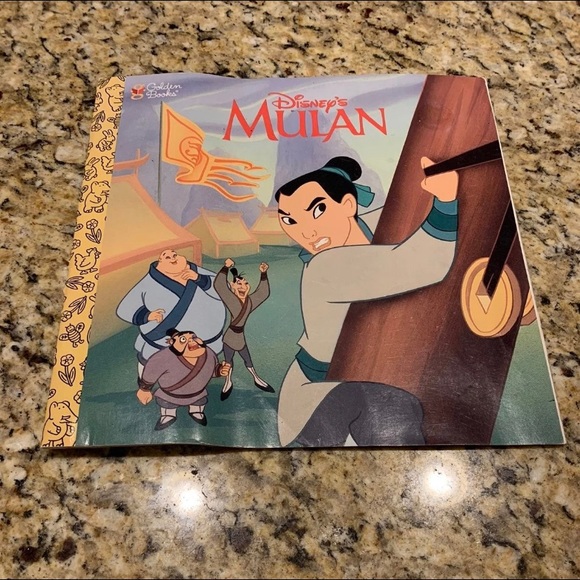 Disney | Toys | Golden Books Mulan Storybook | Poshmark